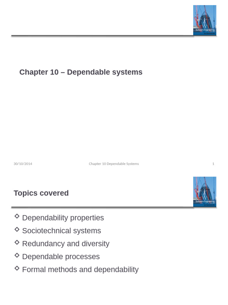 Dependable Systems Overview and Principles | PDF | Reliability ...