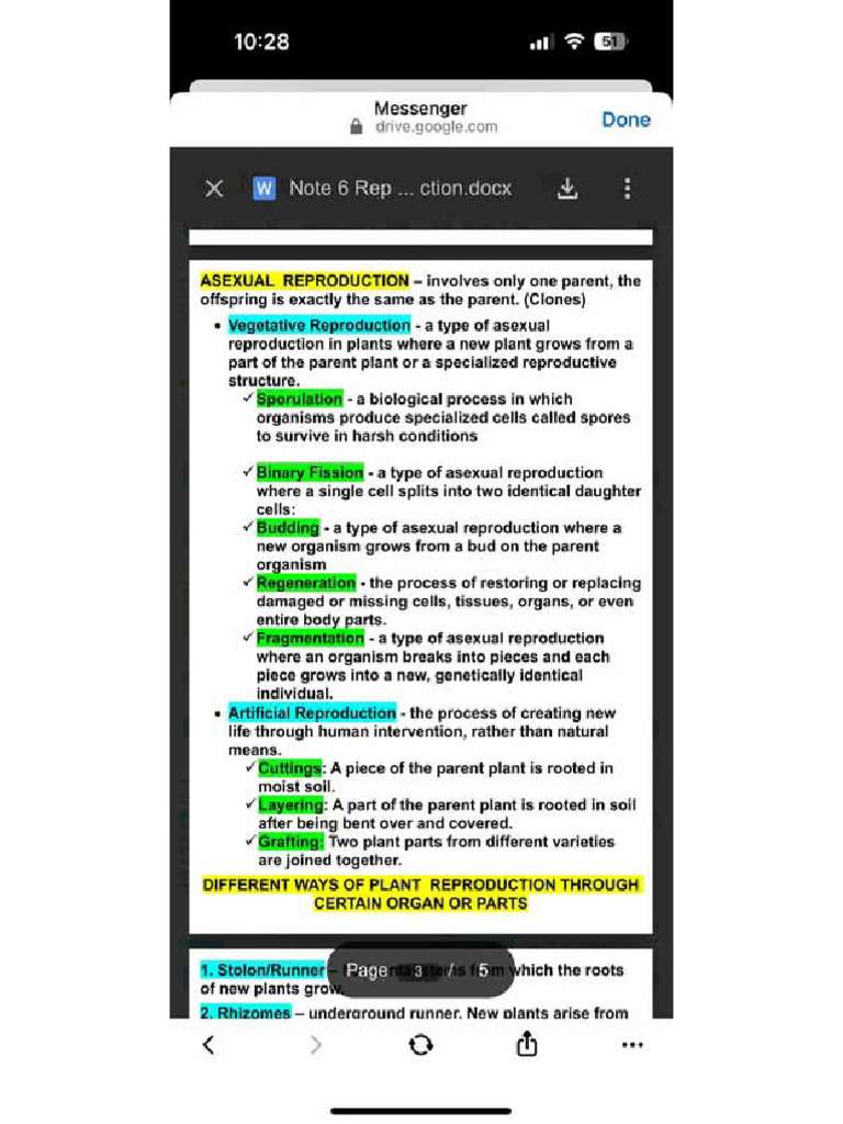 Reproduction and Ecosystem Notes | PDF