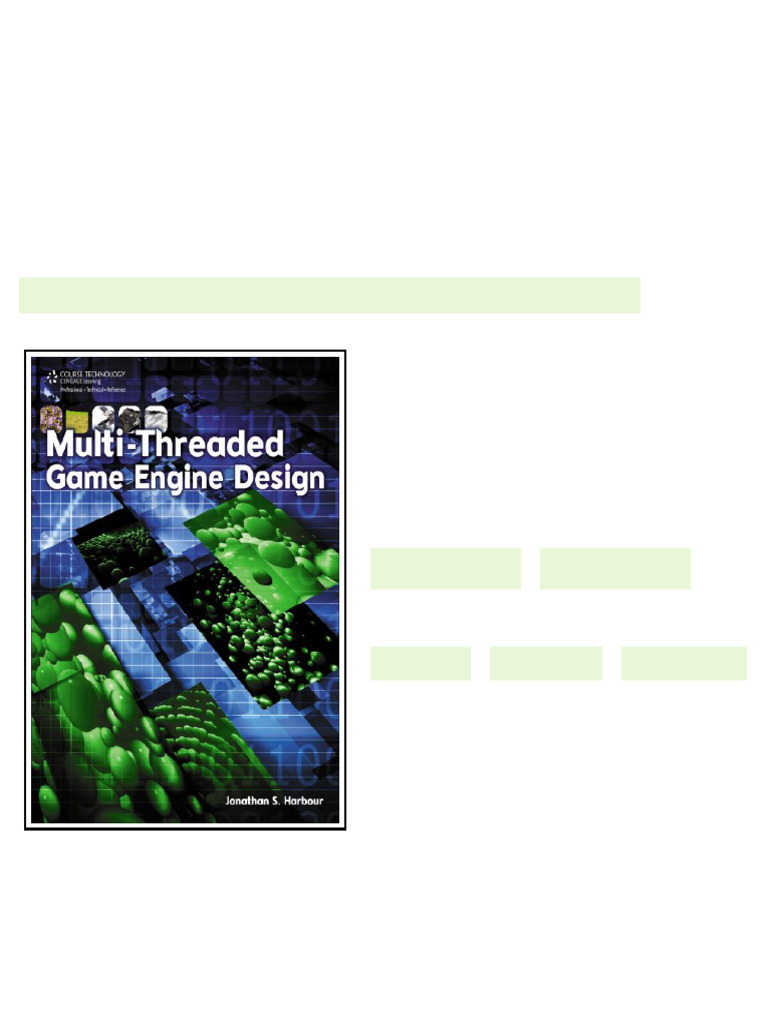 Multi Threaded Game Engine Design 1st Edition Jonathan S.(Jonathan S. Harbour) Harbour - ebook ...