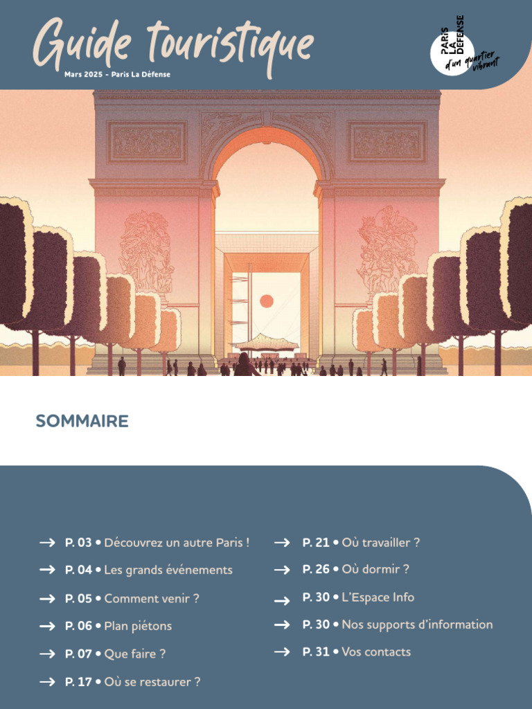 Guide Touristique Paris La Défense 2025 | PDF | Paris