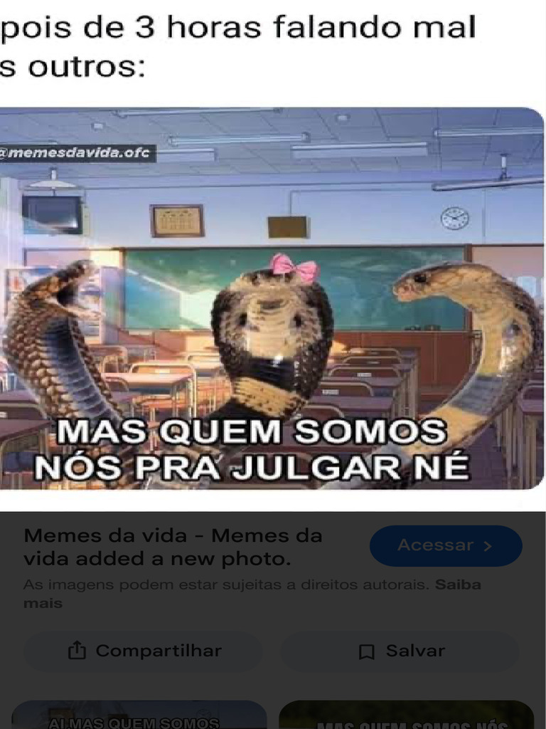 Meme Quem Somos Nos Para Julgar - Pesquisa Google | PDF