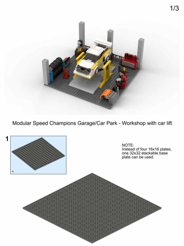 Garage Speed-Champions Workshop With Lift 1-Of-3 | PDF