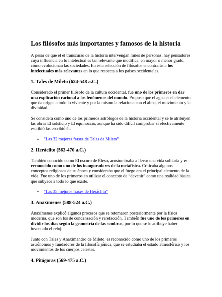 Filósofos Clave en la Historia Occidental | PDF | Platón | Tomás de Aquino