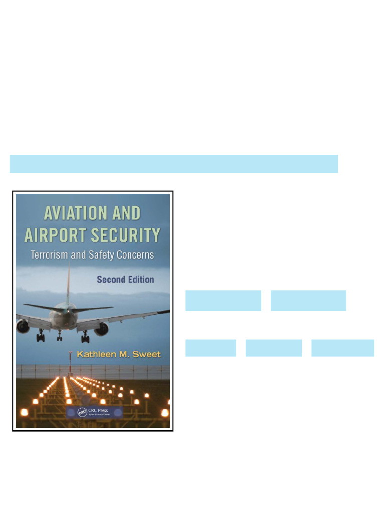 (Ebook) Aviation and Airport Security : Terrorism and Safety Concerns, Second Edition by Sweet ...