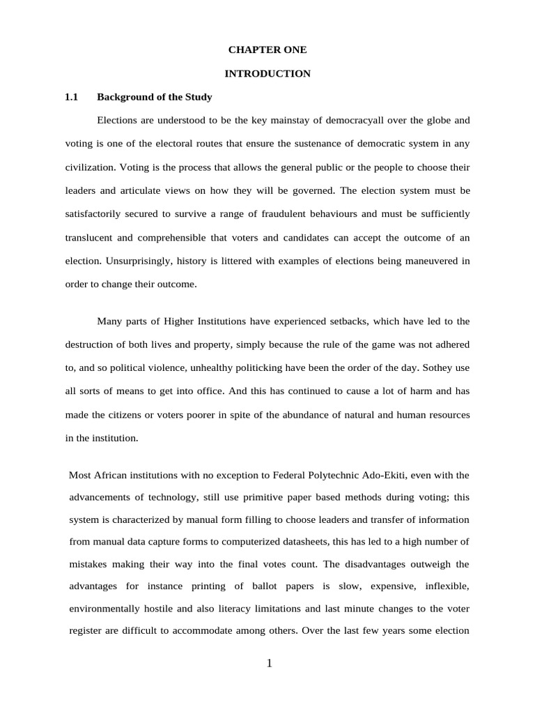 e-volting_system(AYENI OMORHE ESTHER) | PDF | Electronic Voting | Ballot