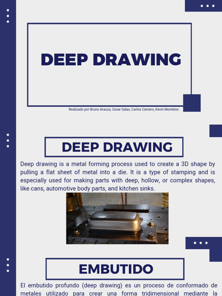 Deep Drawing Process | PDF | Acero | Rieles