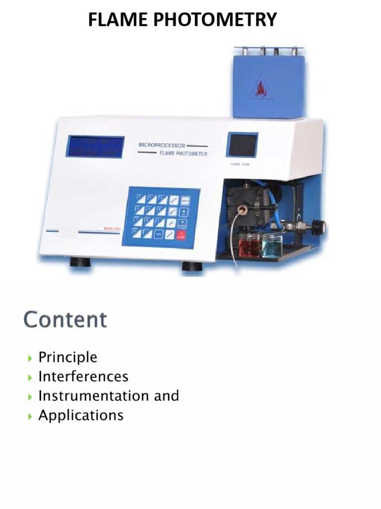 FLAME PHOTOMETRY 1 | PDF