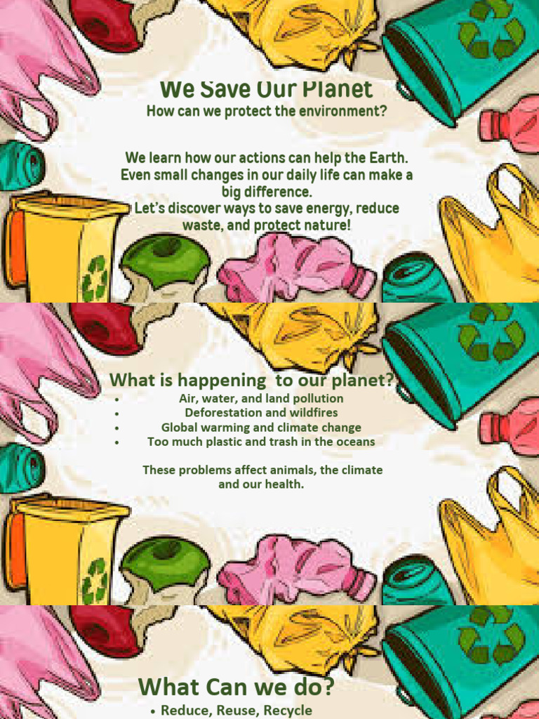 Simple Steps to Save Our Planet | PDF