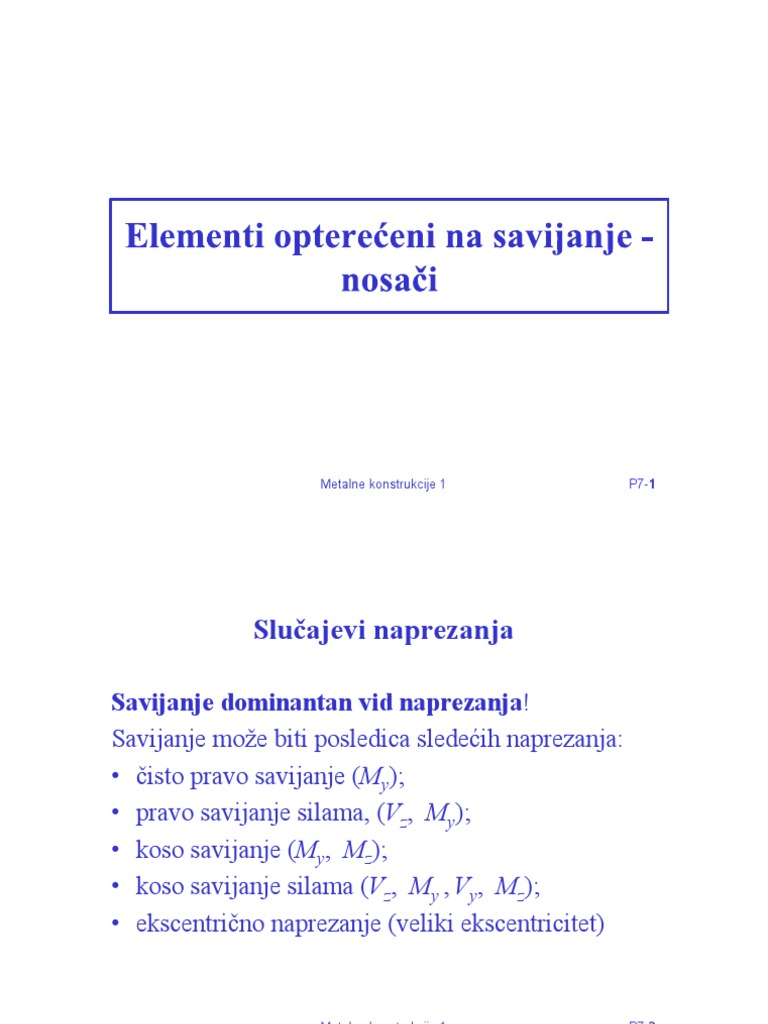 MK1 - Predavanje 7 | PDF