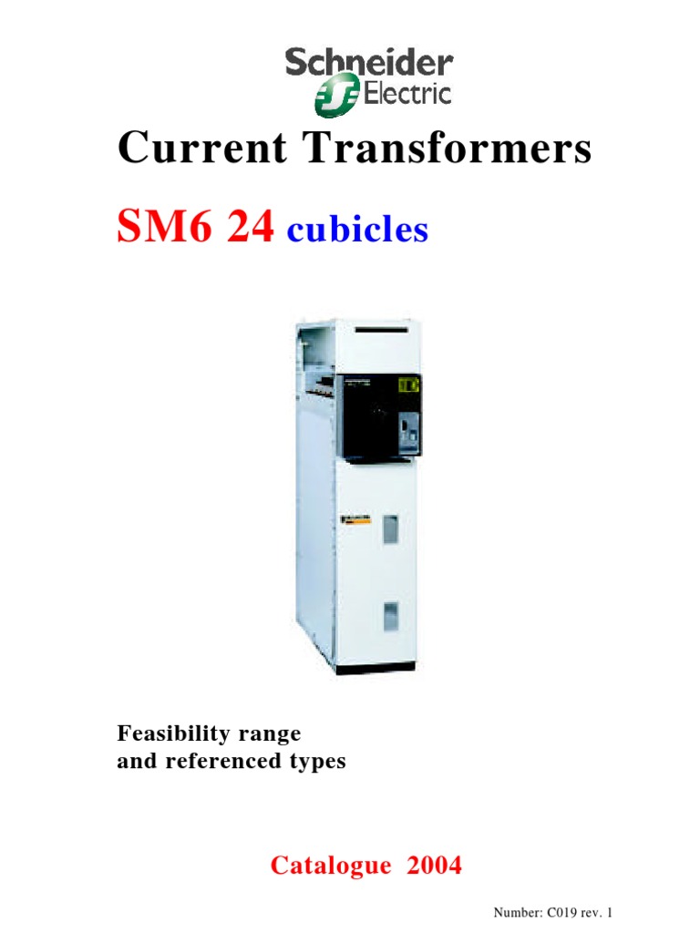 SM6 - 24 - CT Catalogue | PDF | Power Engineering | Transformer