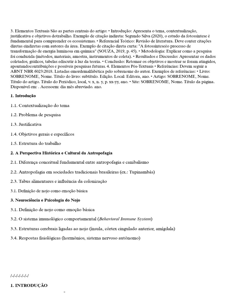 TCC - ANTROPOFAGIA RELAÇÃO SOCIEDADE - TEXTO BASE VERSÃO 1.7 DIA 17-SET ...