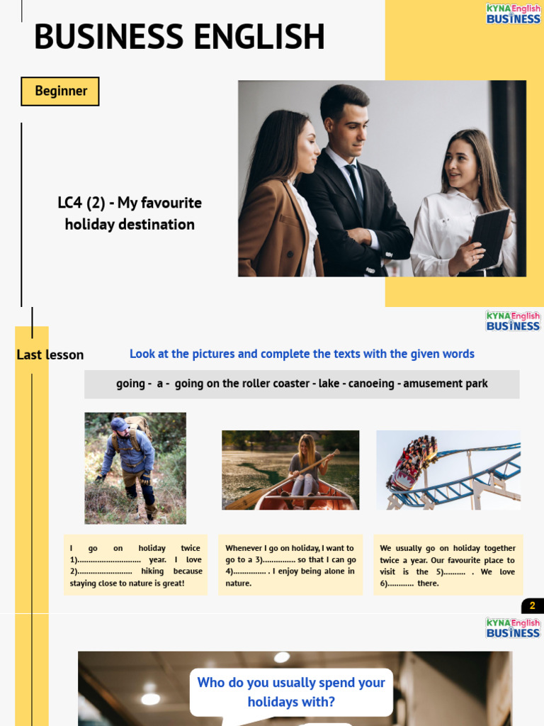 My Favorite Holiday Destination Guide | PDF