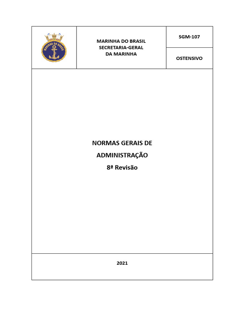 SGM-107-REV8-MOD-1-COMPLETA | PDF | Qualidade (negócios) | Planejamento