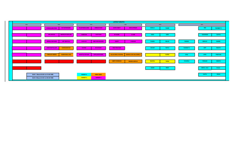 Layout Shift Dwi - Layout New Team b November (2) | PDF