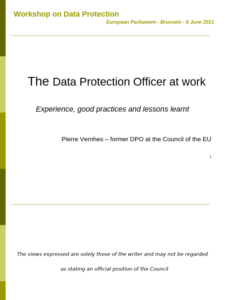 dpo_at_work_en | PDF | Information Privacy | Audit