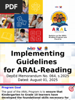 ARAL-Reading Program Guidelines 2025 | PDF | Reading Comprehension ...