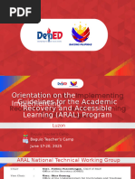 Overview of the ARAL Program 2025 | PDF | Human Communication | Teaching