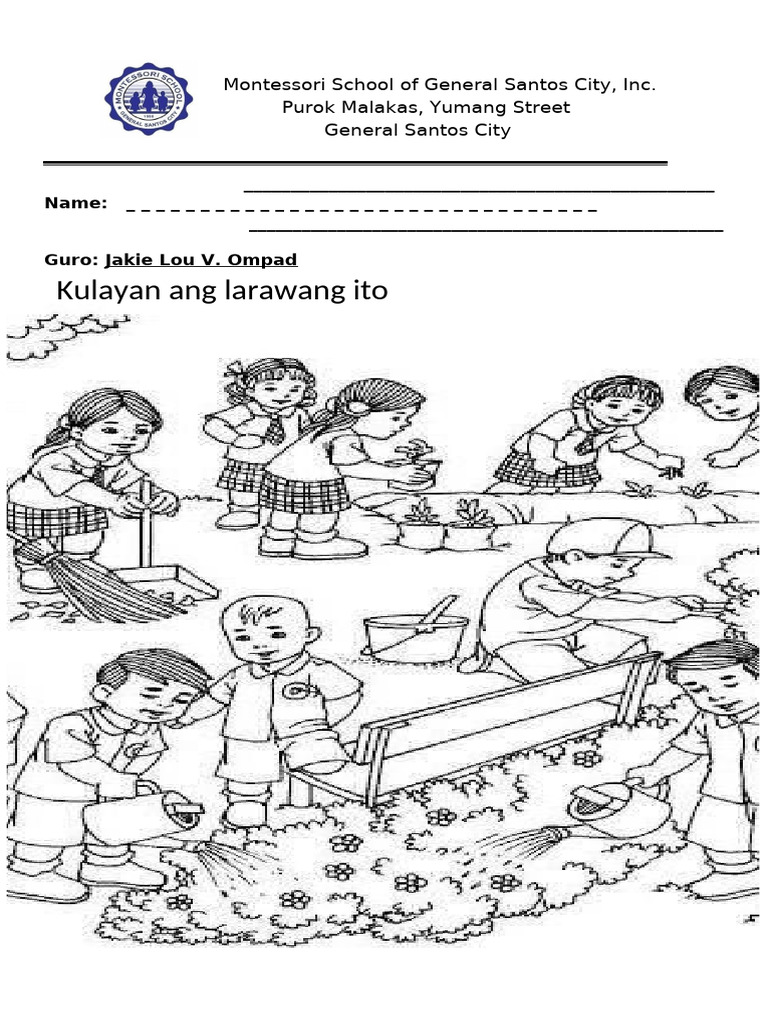 Worksheet For Filipino and Math February 232023 | PDF