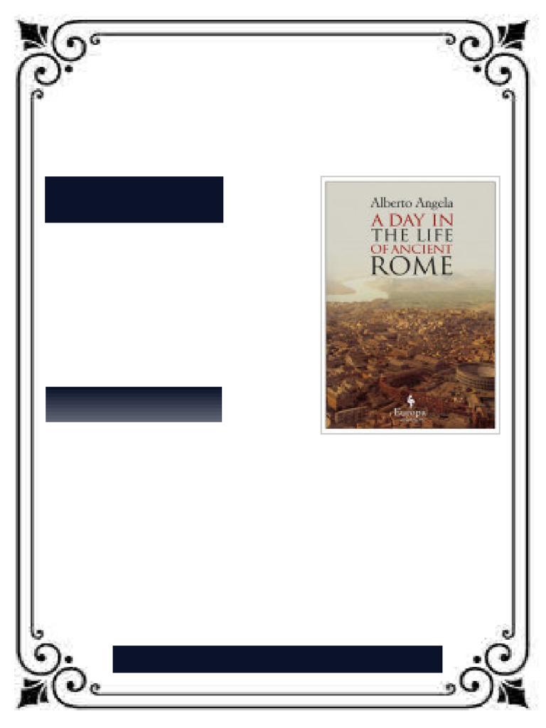 A Day in the Life of Ancient Rome Alberto Angela ebook quick start ...