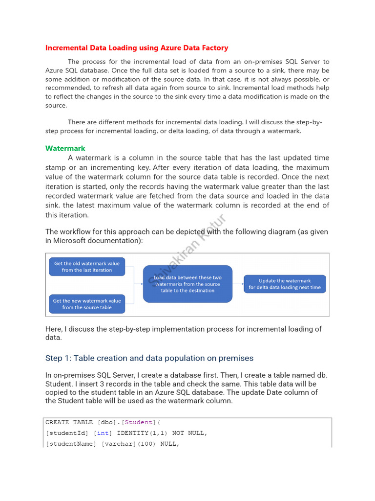 Incremental Load 1727014096 | PDF | Microsoft Sql Server | Parameter ...