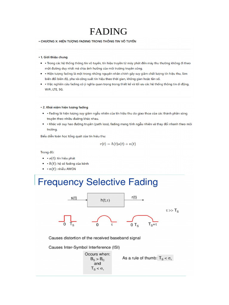 Fading | PDF