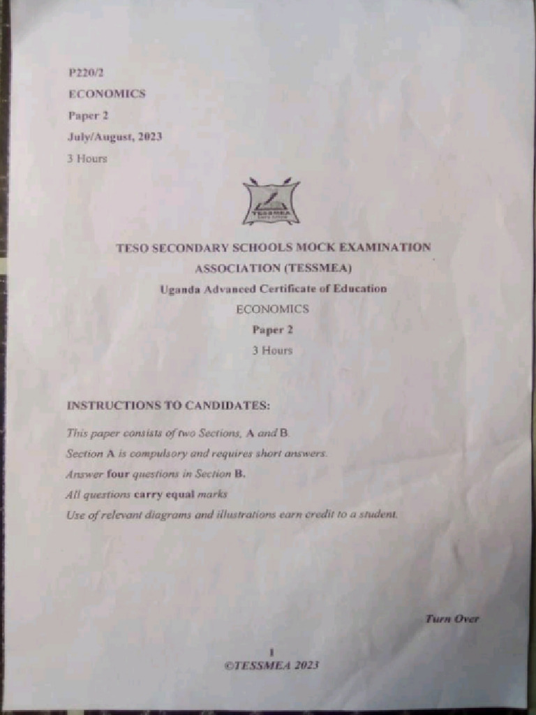 Teso Economics 2_082745 | PDF