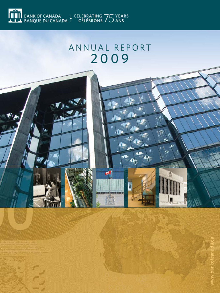 Bank of Canada - Annual Report 2009 | PDF | Monetary Policy | Inflation