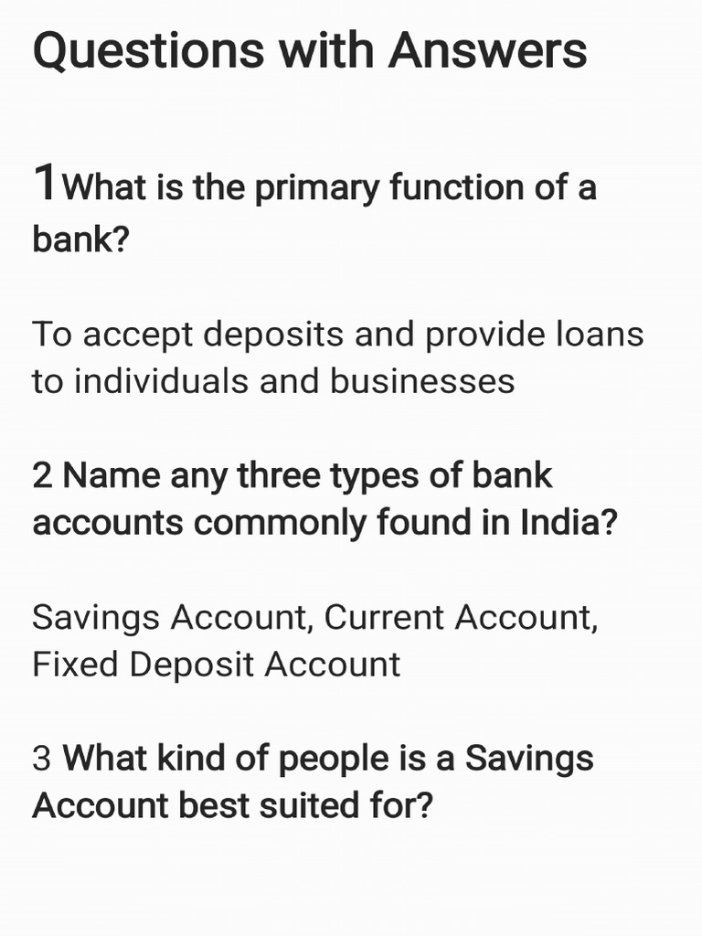 Questions Bank Survey | PDF