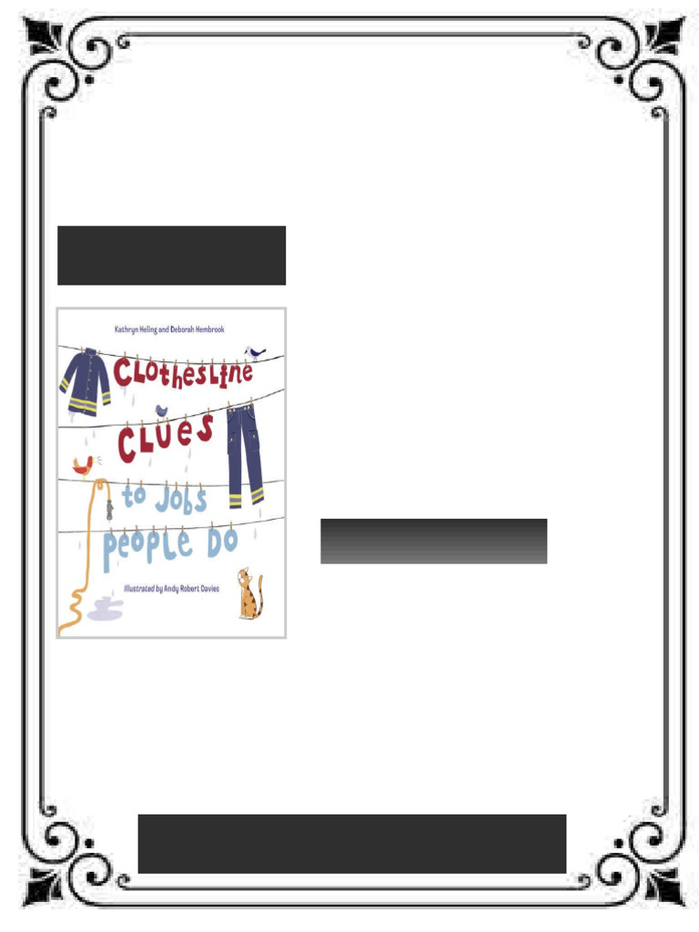 Clothesline Clues to Jobs People Do Kathryn Heling eBook ARC digital ...