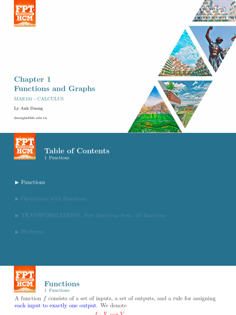 Functions and Graphs in Calculus | PDF | Function (Mathematics ...