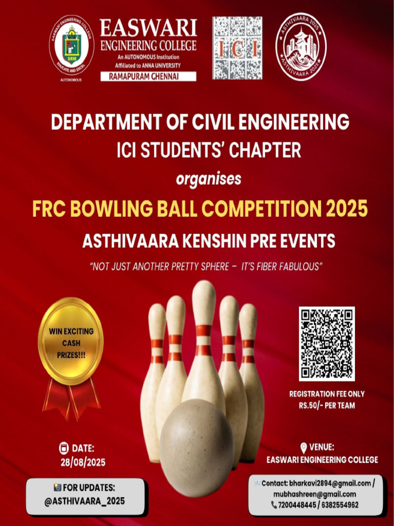 The Fiber-Reinforced Concrete (FRC) Bowling Ball Competition Poster 2 ...