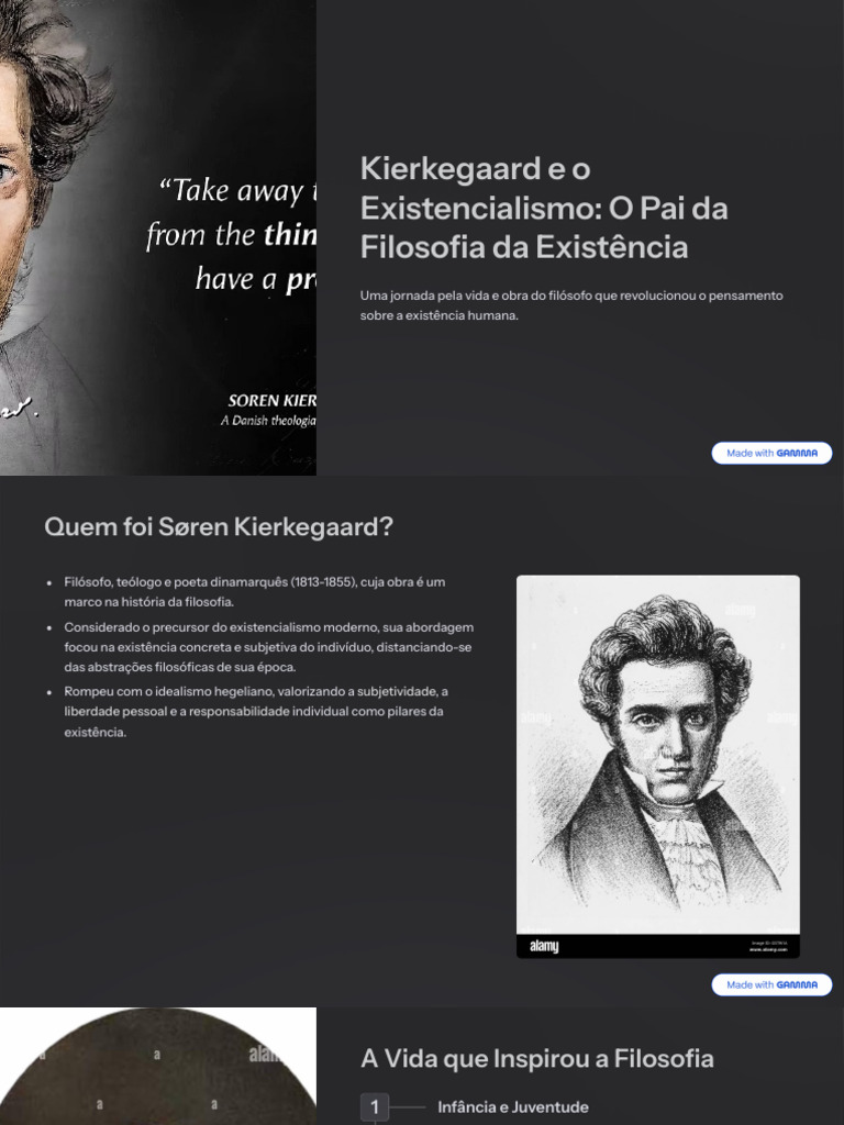 Kierkegaard e o Existencialismo O Pai Da Filosofia Da Existencia | PDF ...