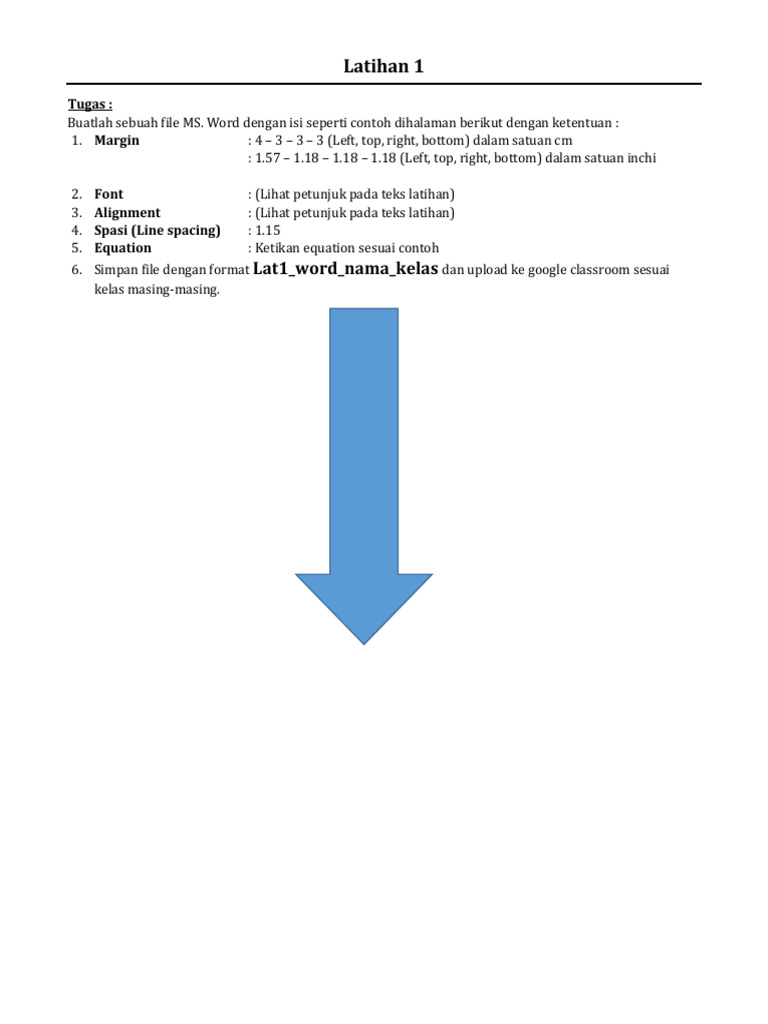 Panduan Format Dokumen MS Word | PDF