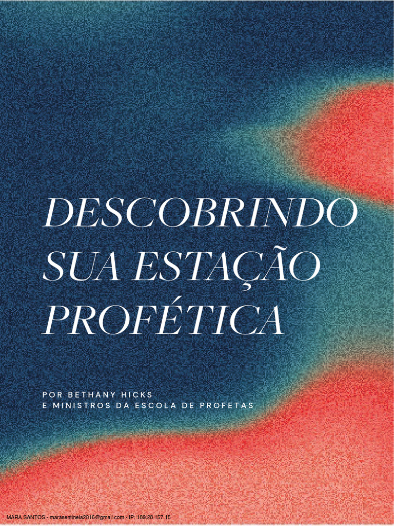 eBook Bethany Hicks Estacao Profetica | PDF | Tempo | Deus
