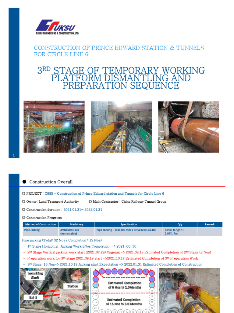 3rd Stage Platform Dismantle & Last Stage Jacking Sequence_r4 | PDF ...