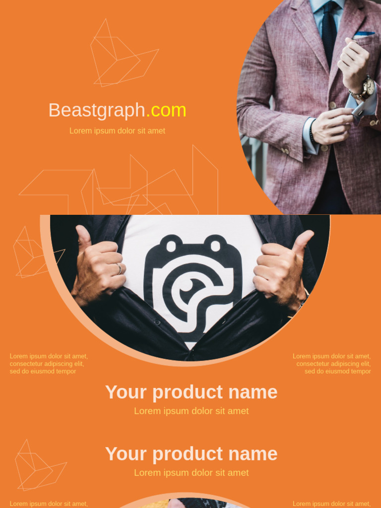 Template PPT Orange | PDF