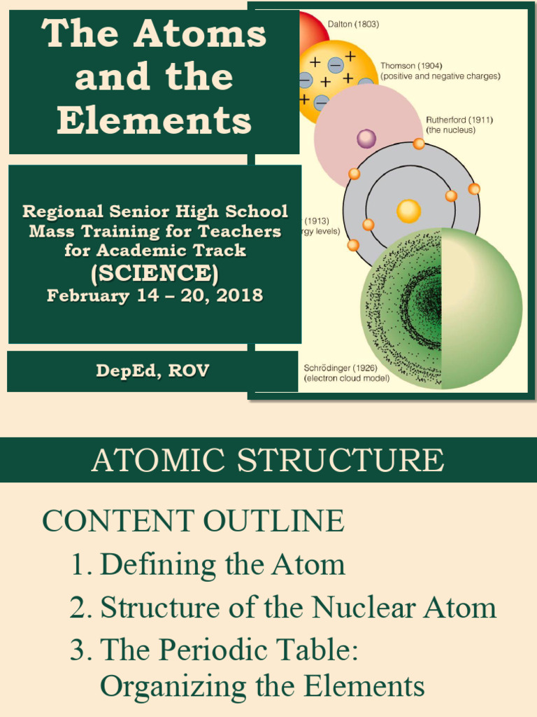 Understanding Atomic Structure and Theory | PDF | Atoms | Atomic Nucleus