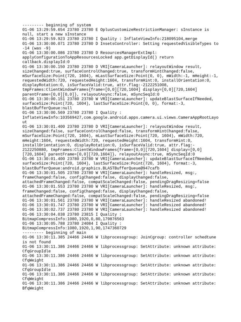 Log Cat 1767681011338 | PDF | Computer Science | Software Engineering