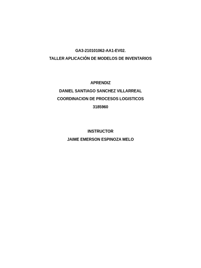 Modelo PEPS para Control de Inventarios | PDF | Logística