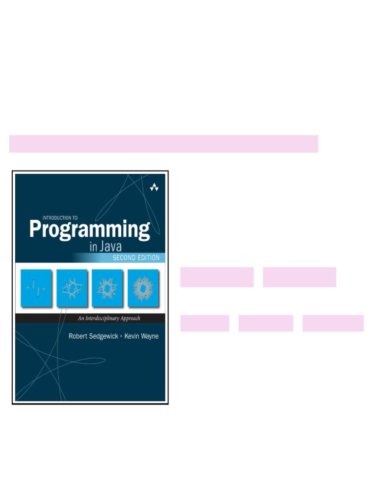 Introduction to Programming in Java An Interdisciplinary Approach 2nd sample | PDF