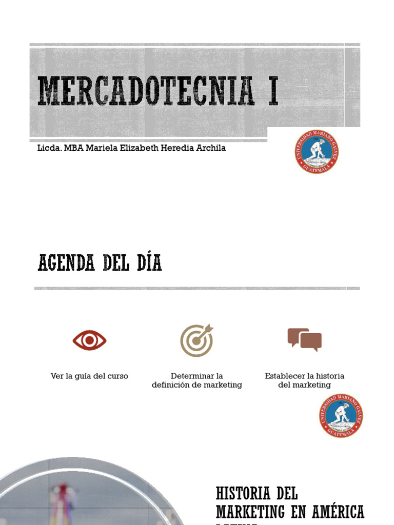Clase 1 e Historia Del Marketing | PDF | Marketing | Economias