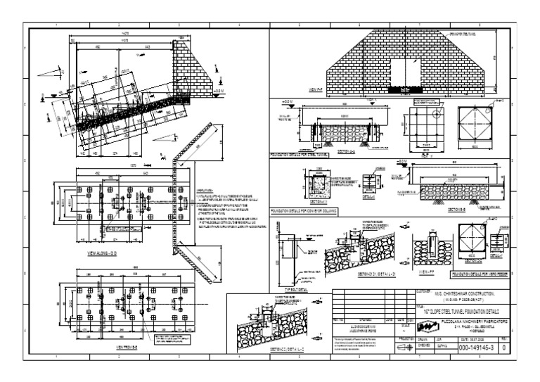 Steel Tunnel Foundation Details | PDF | Structural Engineering ...