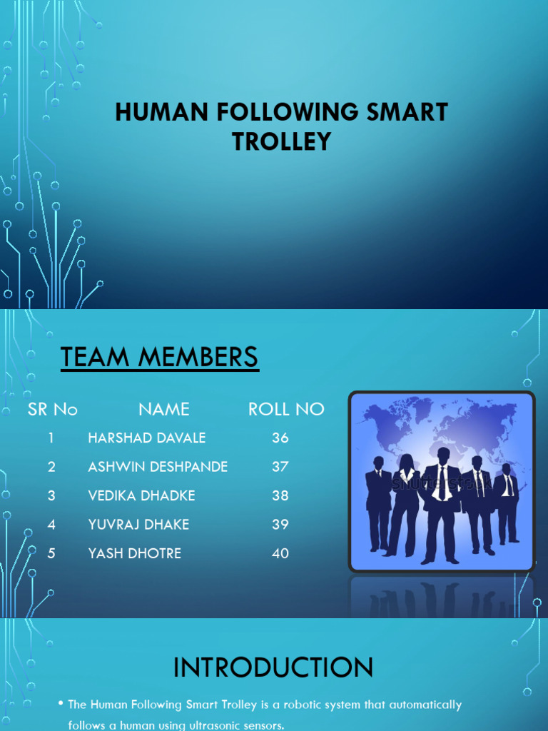 Human Following Smart Trolley System | PDF | Arduino | Automation