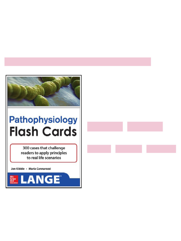 Pathophysiology flash cards 1st edition Edition Amin - ebook and ...