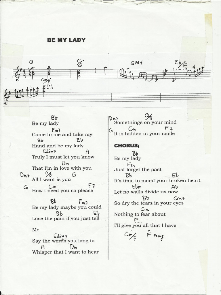 Be My Lady | PDF