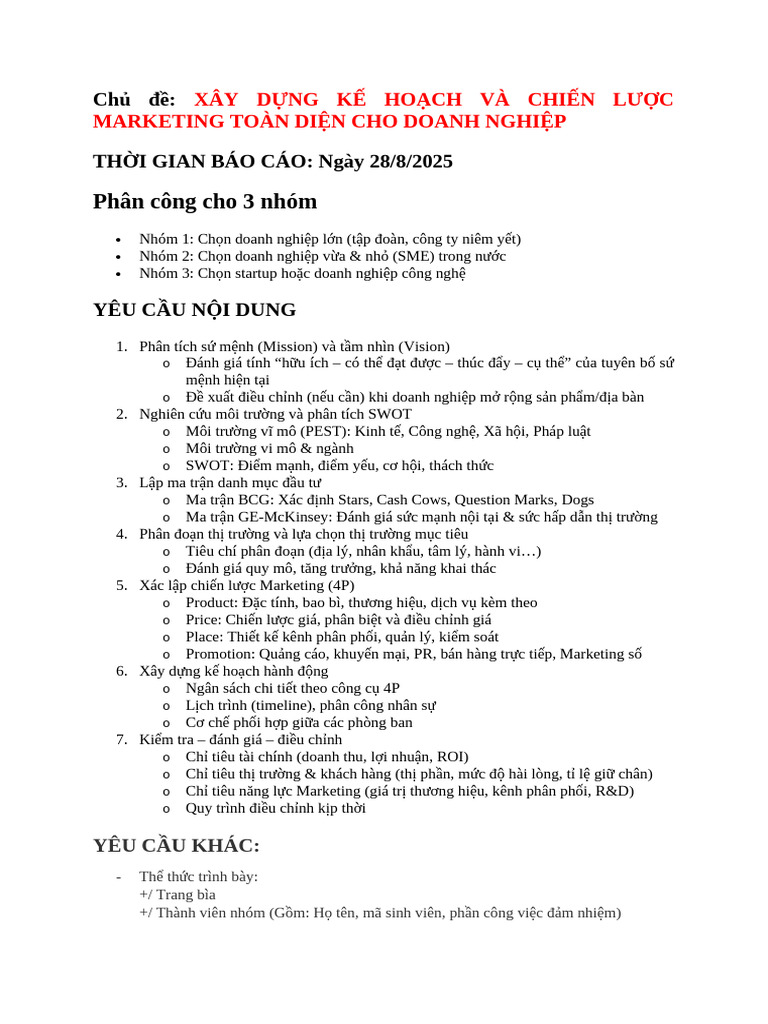 Tiểu Luận k14-Qtkd | PDF