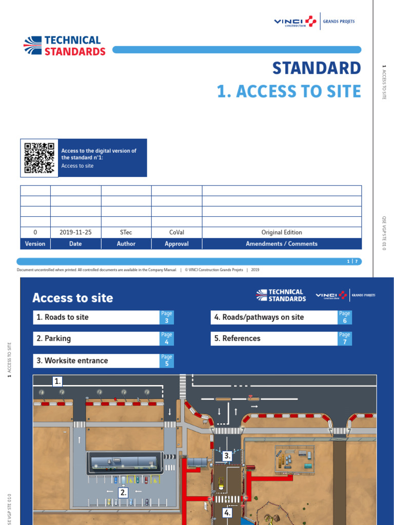Site Access Standards and Guidelines | PDF | Transport | Road Transport
