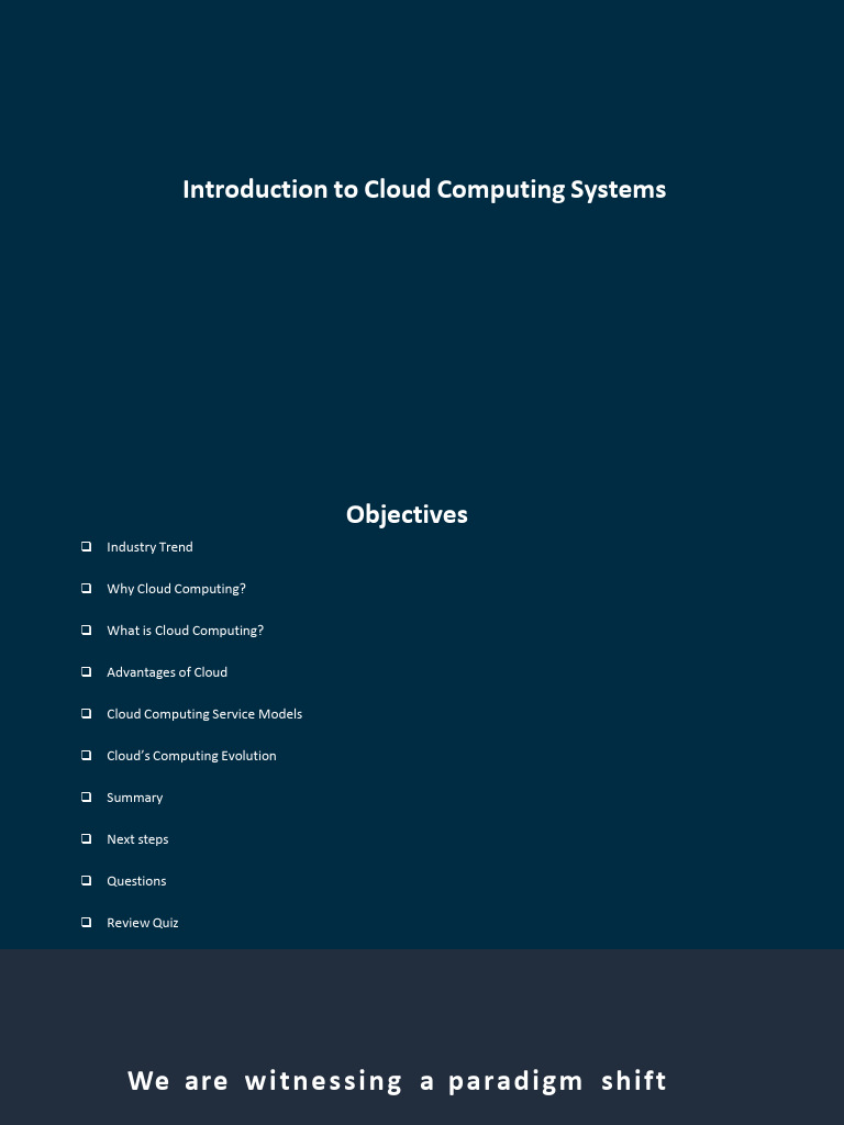 Introduction to Cloud Computing Basics | PDF