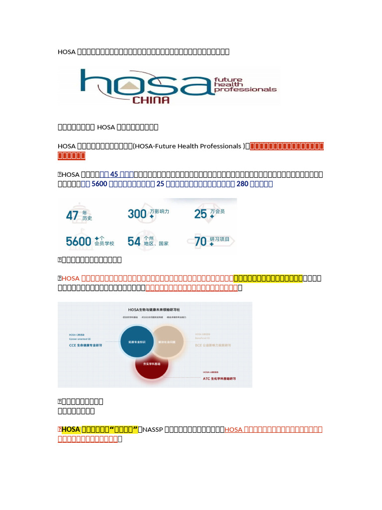 HOSA | PDF