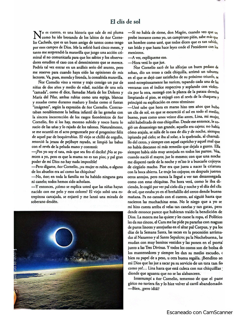 Trabajo Práctico El Clis de Sol | PDF